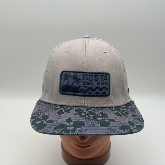 Costa | Accessories | Costa Del Mar Floral Bill Spell Out Snap Back ...